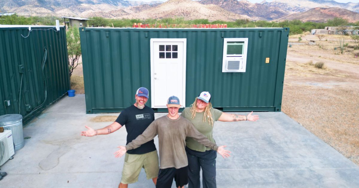 Container Shop: Shipping Container Workshop & Storage Area - Tiny Shiny ...