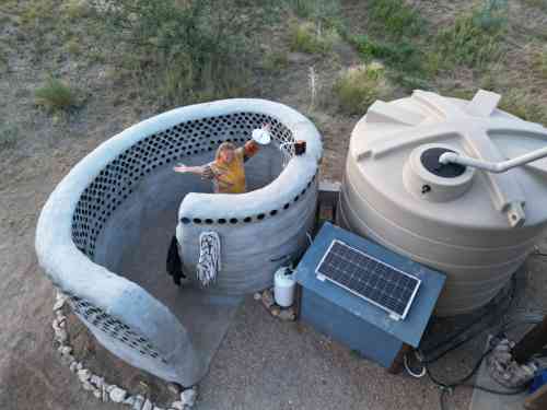 Tiny Shiny Home - Off-Grid Desert Homestead, Hyperadobe Earthbag ...