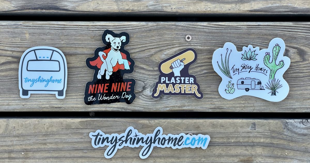 Stickers - Tiny Shiny Shop - Tiny Shiny Home